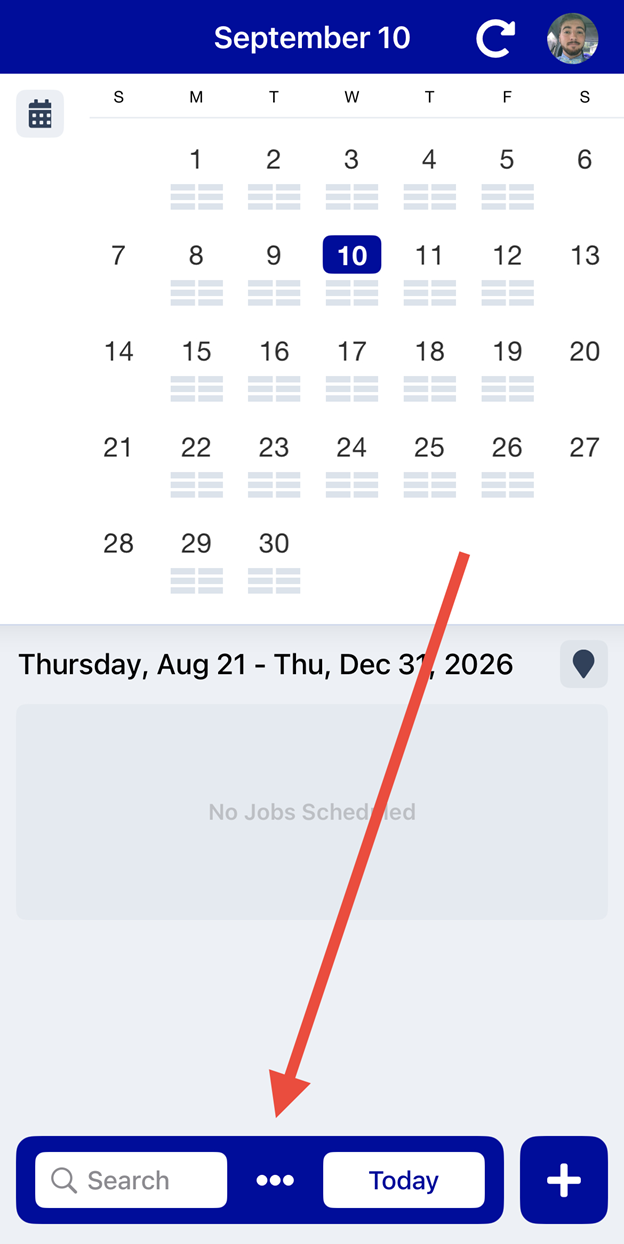 Team Calendar Settings – Tap Inspect Support